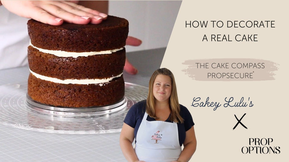 PropTV: How to Decorate a Real Cake Using The Cake Compass – Prop Options