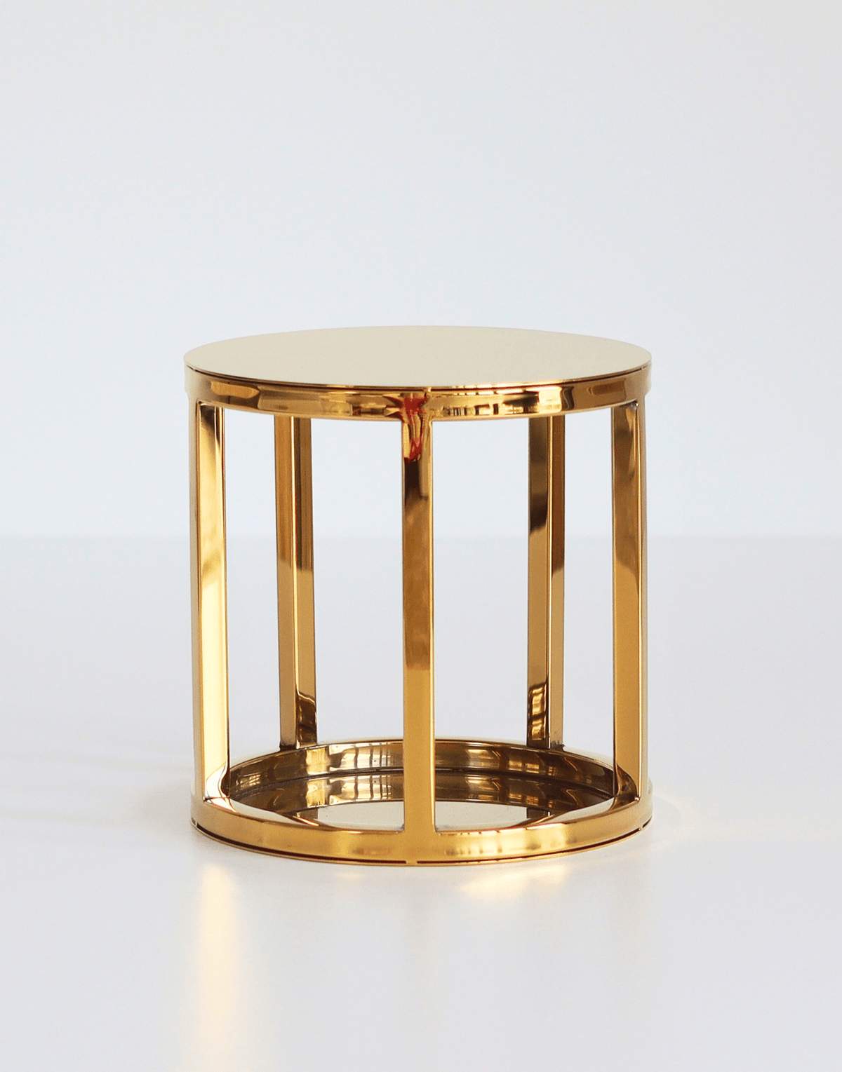 6" Round Metallic Cake Separator | Prop Options