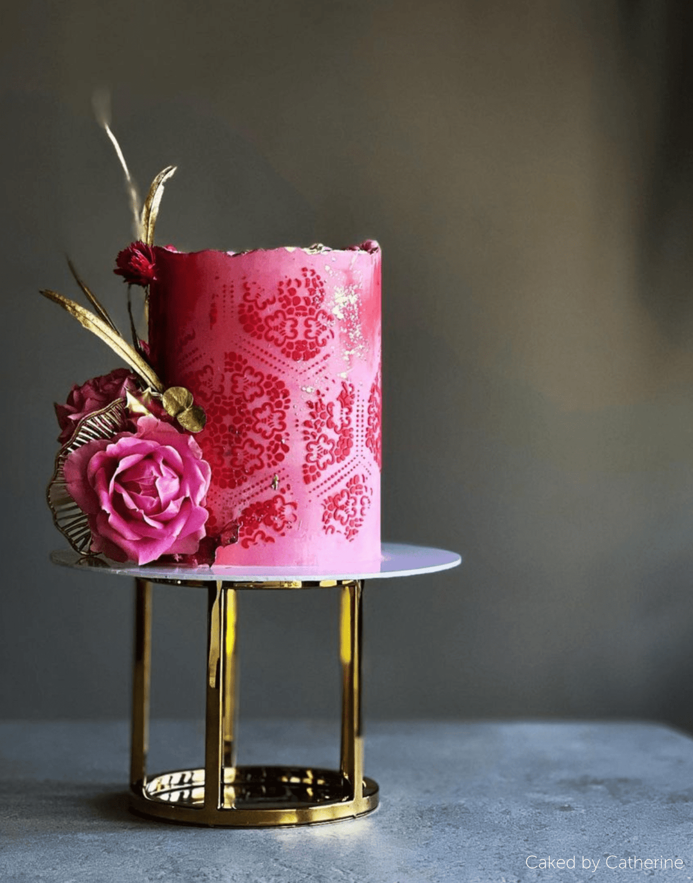 6" Round Metallic Cake Separator | Prop Options