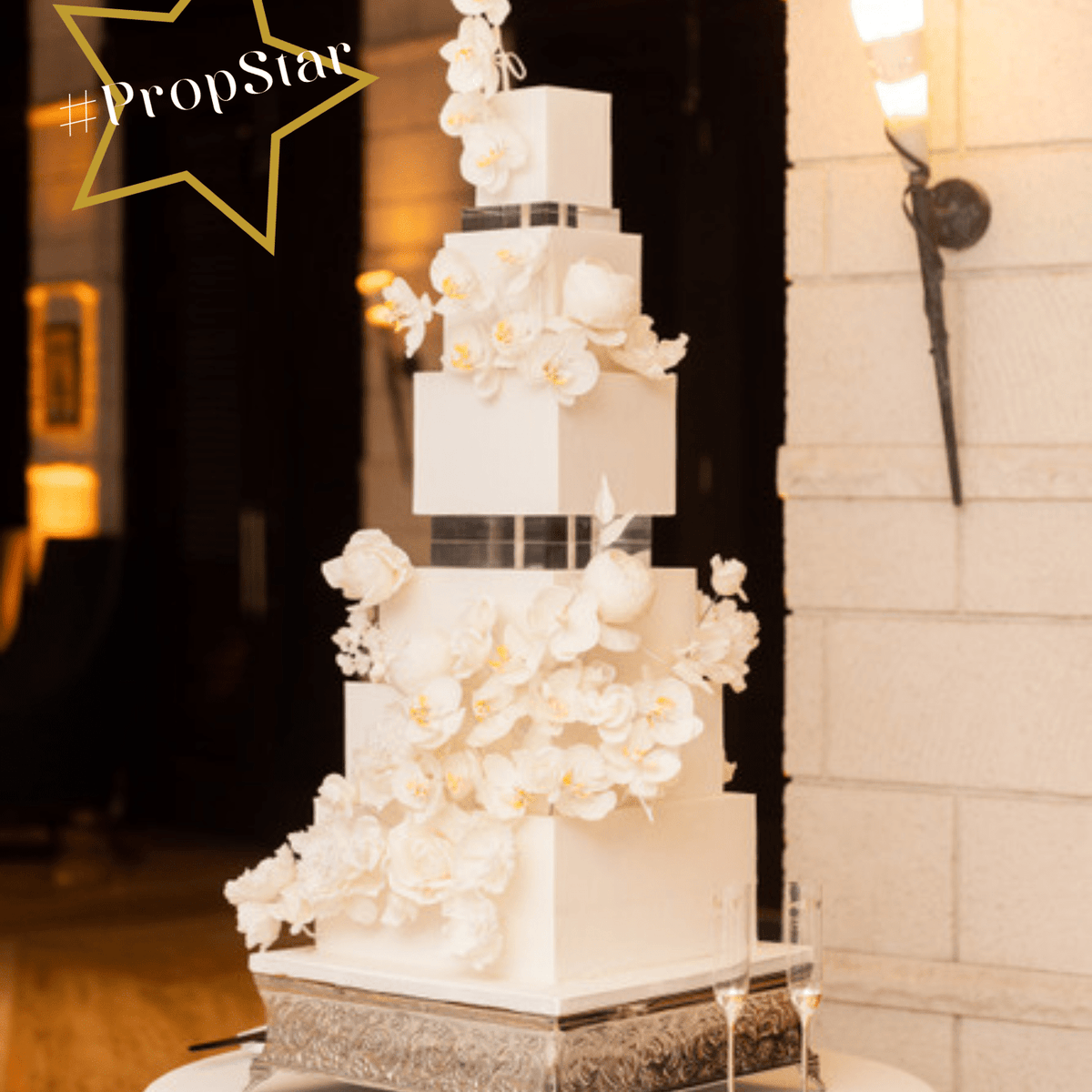 Prop Bundles - 30mm Square Acrylic Cake Spacers | Prop Options