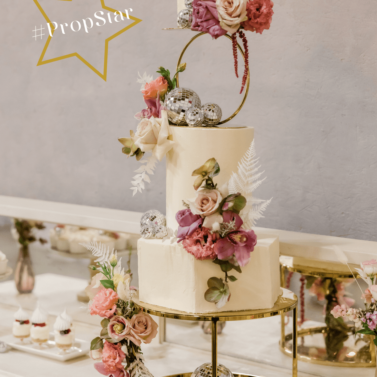 The Original Hoop Tier Cake Separator | Prop Options