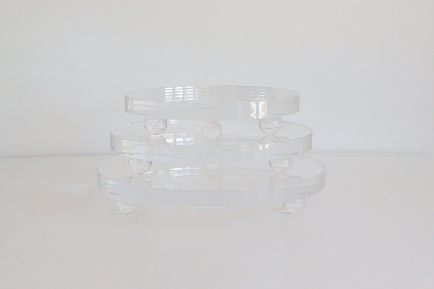 The Stage - Acrylic Footed Cake Stand | Prop Options