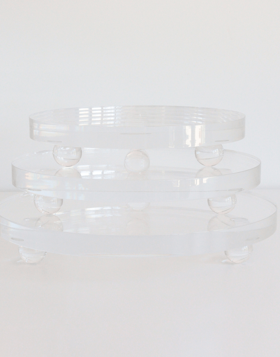 The Stage - Acrylic Footed Cake Stand | Prop Options