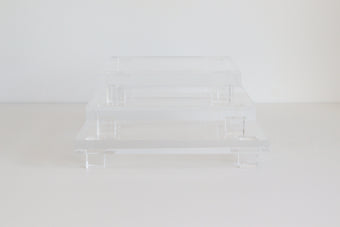The Stage - Acrylic Footed Cake Stand | Prop Options