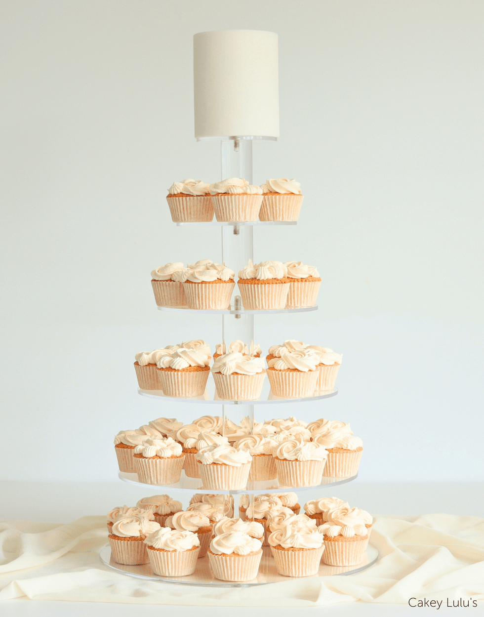 Ultra 6 Tier Adjustable Acrylic Cupcake Display Stand | Prop Options